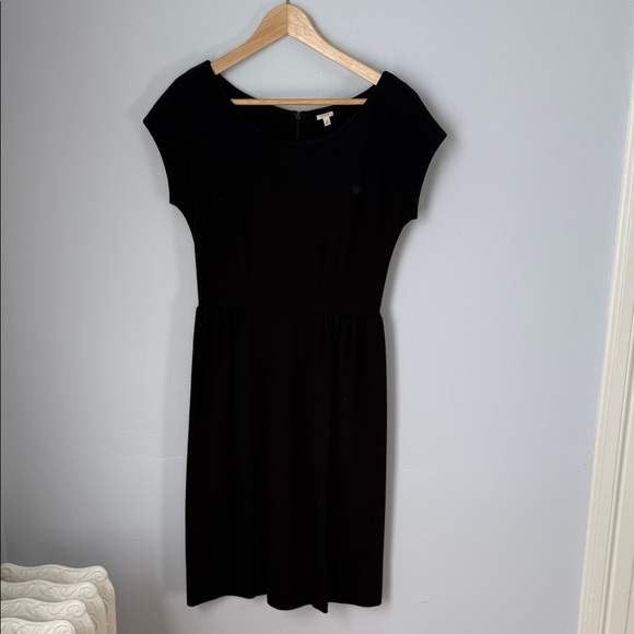 J. Crew | Dresses | J Crew Classic Black Midi Dress | Poshmark